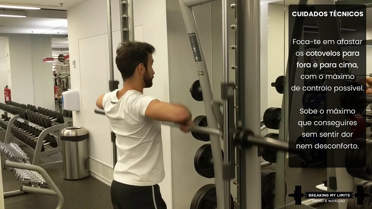 Smith Machine Upright Row - YouTube