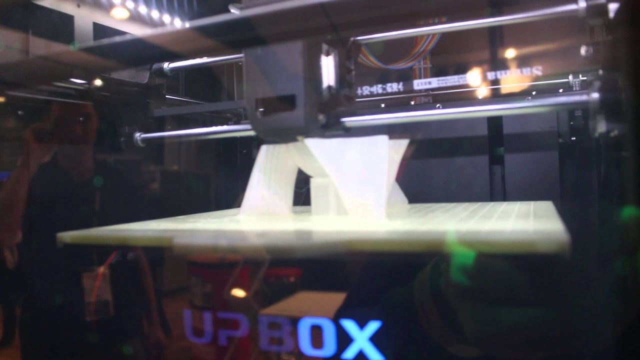 Imprimante 3D UP! Box 3D Printshow Paris 2014 - YouTube