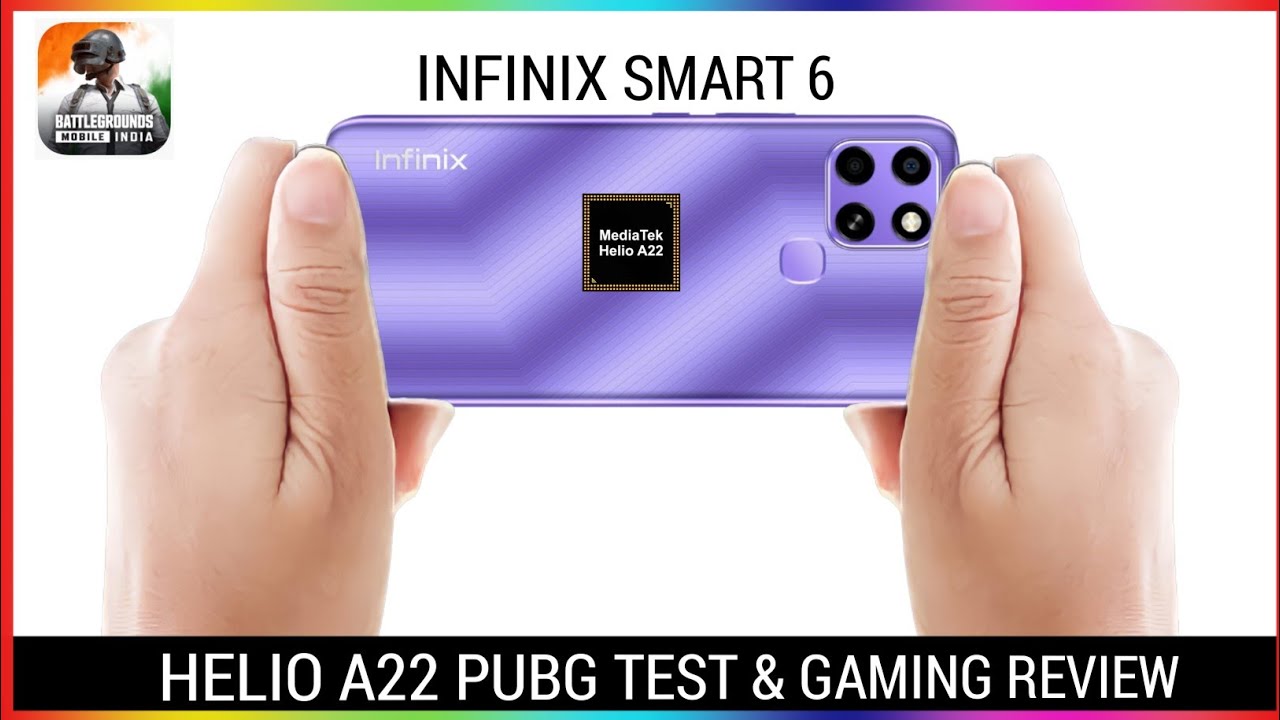 Infinix Smart 6 Pubg Test Gaming Review With FPS Graphics Test - YouTube