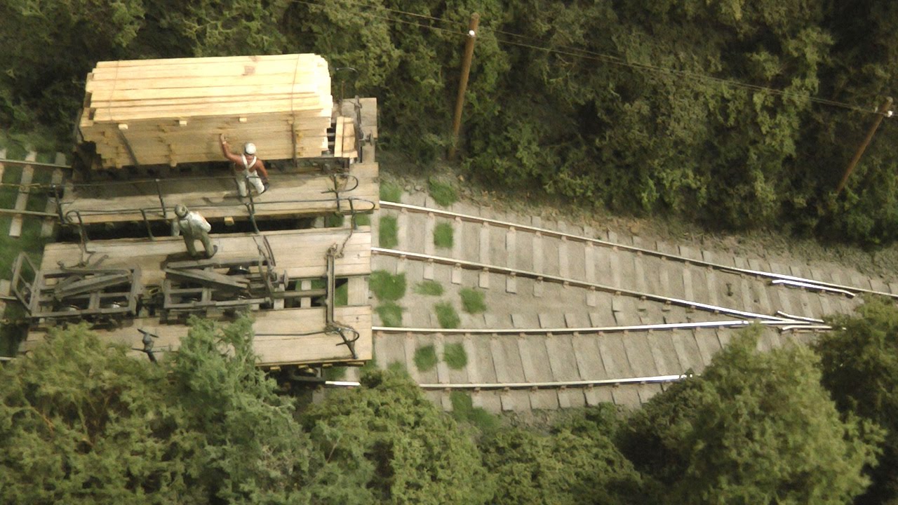 The Funicular Scale Model down in the Romanian Forest - YouTube