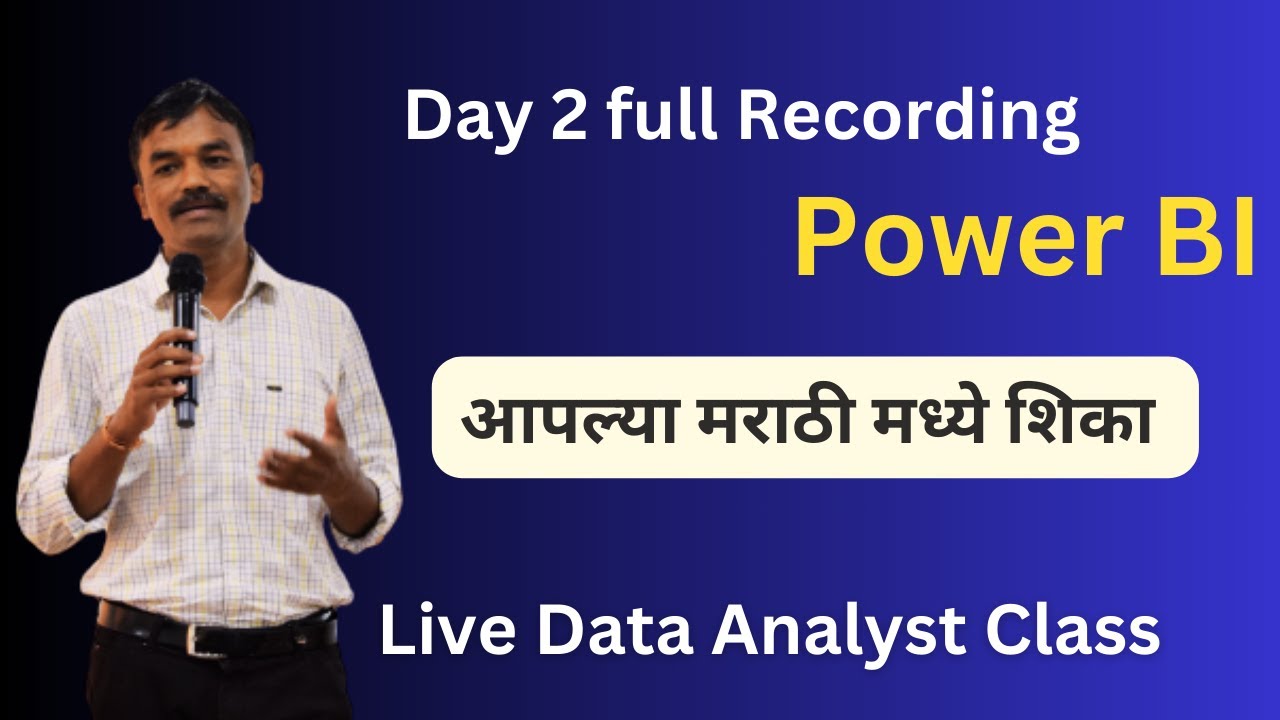 Power BI Live Class Recording Day 2 | Complete Data Analyst Course ...