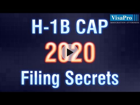 2020 H1B Cap Filing Secrets: Why You Should Plan Now - YouTube