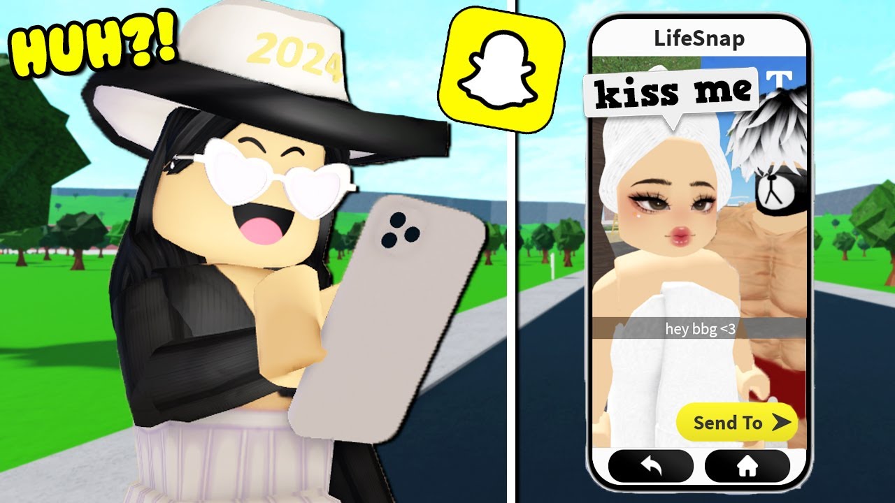 I SPIED ON ONLINE DATERS IN ROBLOX SNAPCHAT... - YouTube