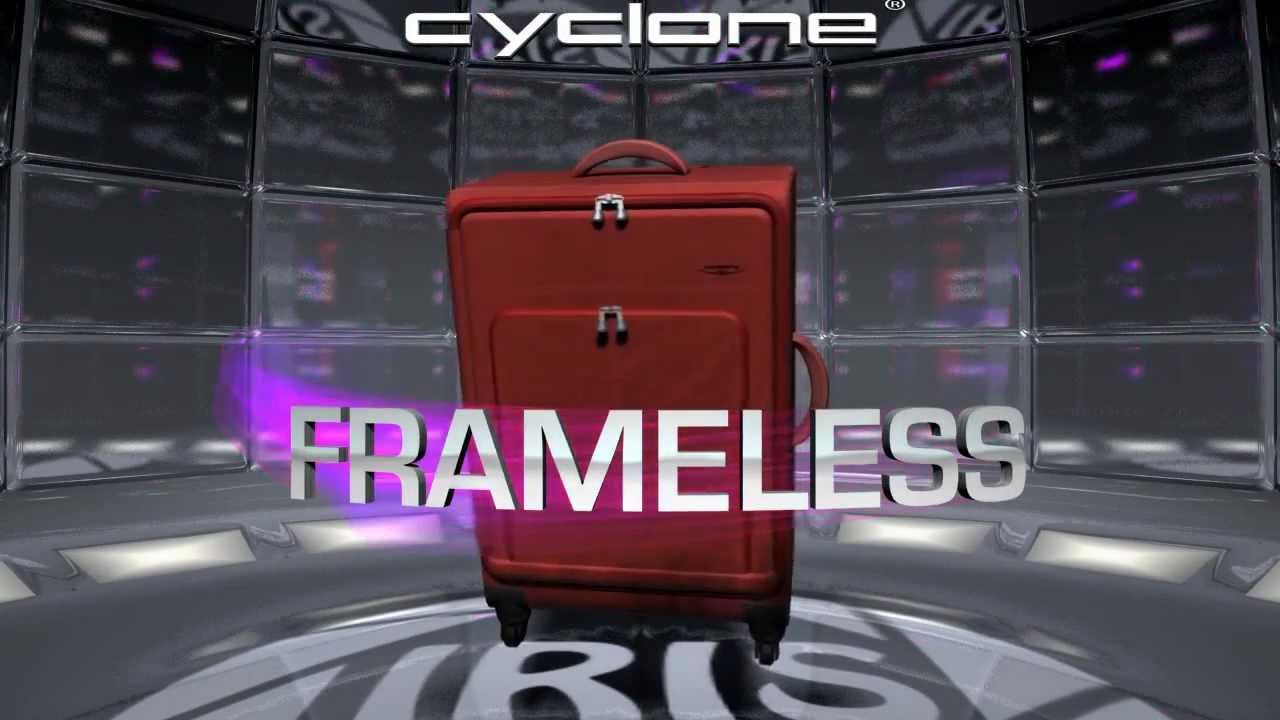 Cyclone Iris Ultra Lightweight 4 Wheel Frameless Luggage www ...