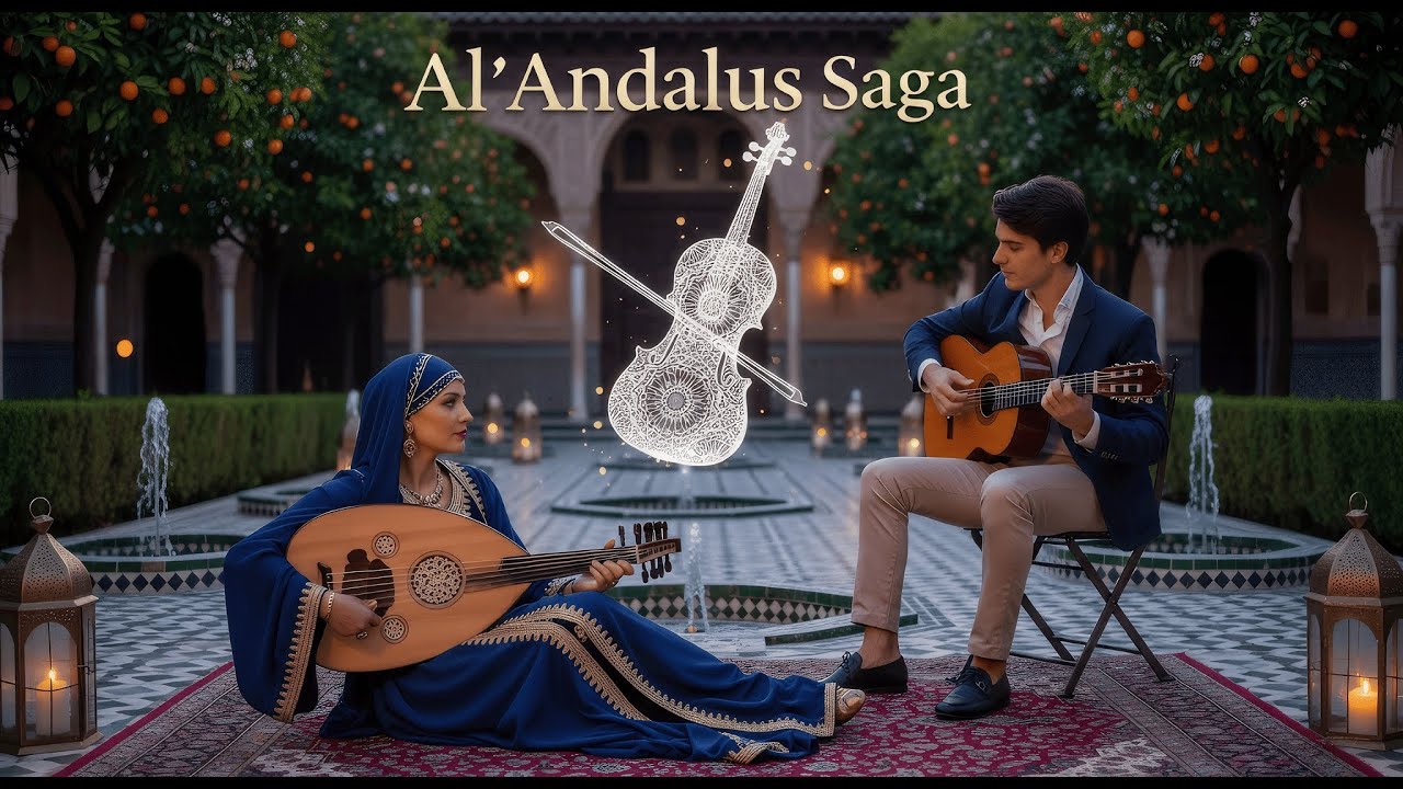 🎻🔥 Symphonic Flamenco Violin | Modern Al-Andalus Saga 🌹🎶 - YouTube Music