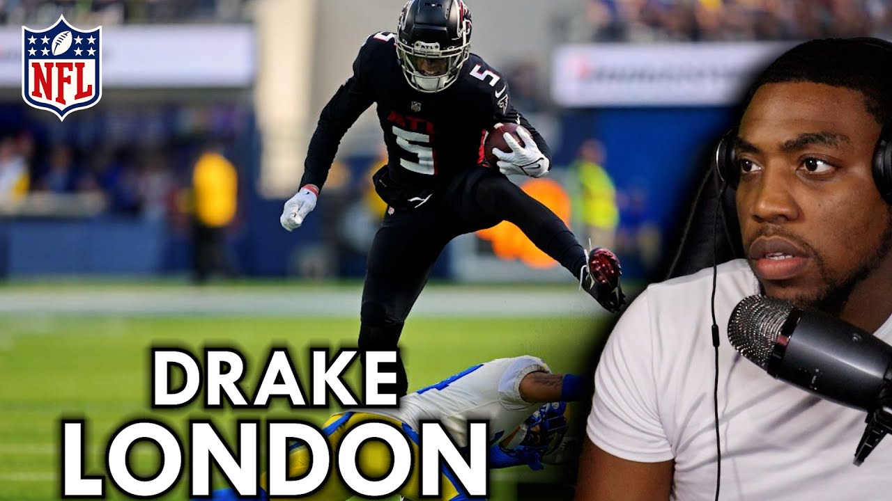 Drake London Highlights Reaction (NFL 2022) - YouTube