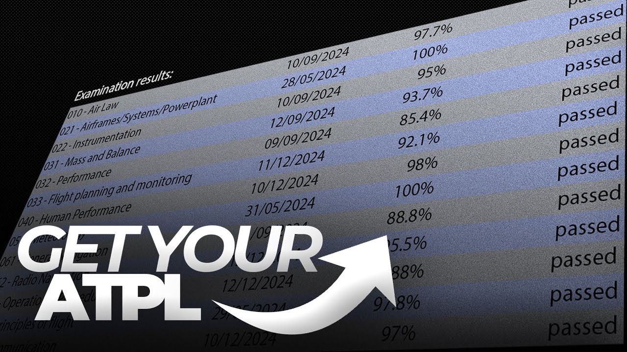 Getting your ATPL Theory with 95% in 2025 - My ATPL Theory Experience ...