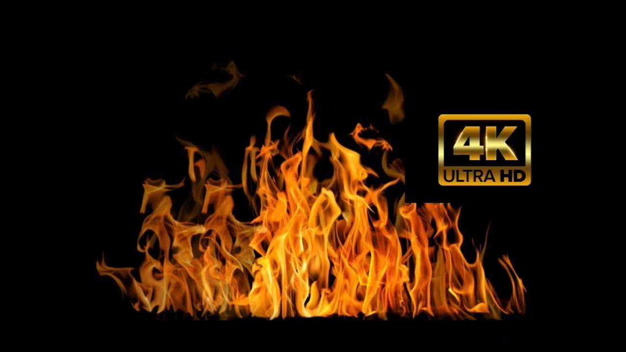 Video of a burning fire 2k 4kHD - YouTube