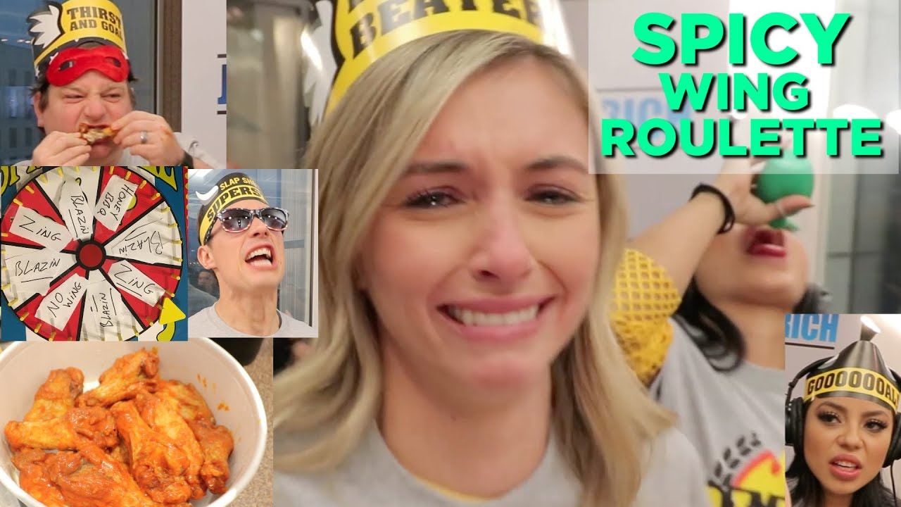 BLAZIN' WING ROULETTE - Girls VS Boys - YouTube