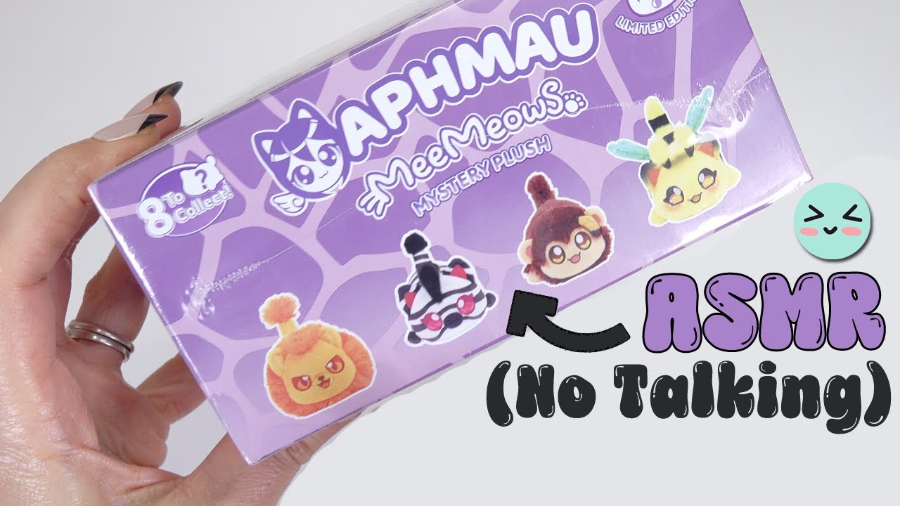 ASMR Aphmau MeeMeows Plush Blind Box Opening! Kawaii No Talking Sounds ...