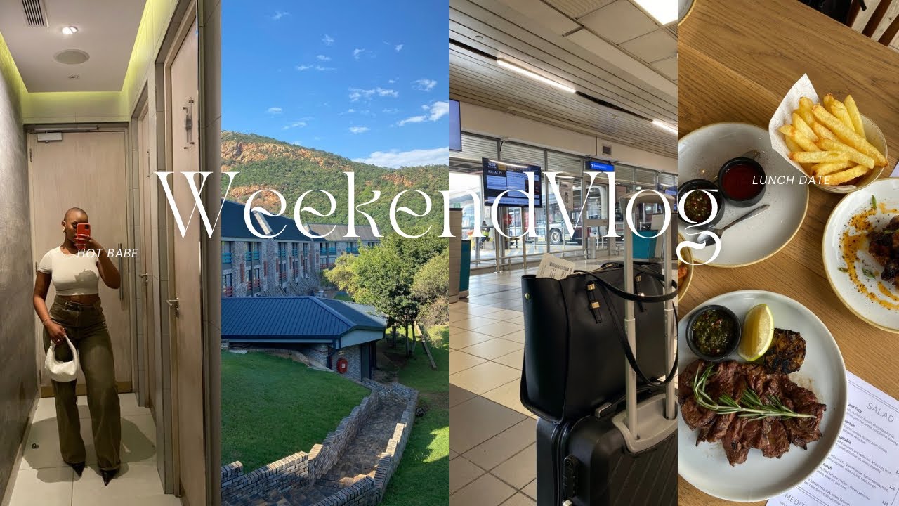 Weekend Vlog| Joburg, 26dsouth Hotel, Lunch date, yapping and more ...