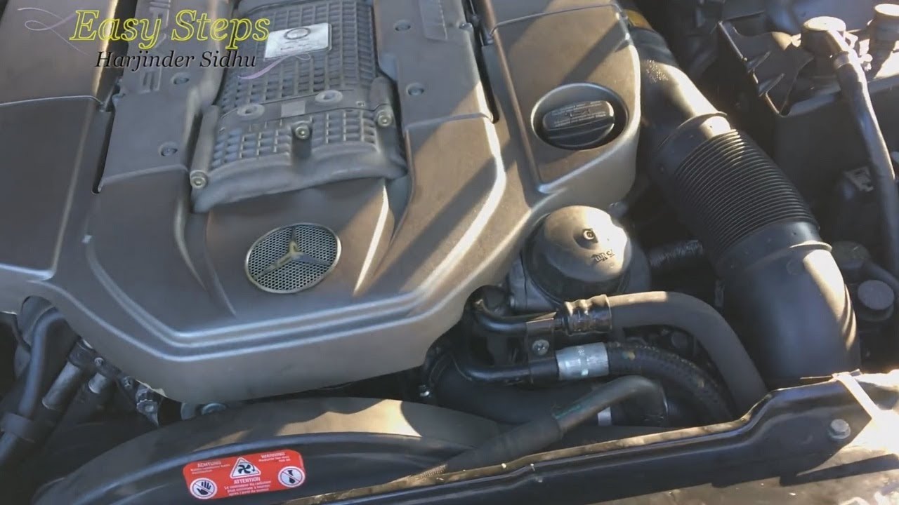 How to Change Engine Oil and Filter on Mercedes S55 | W220 - YouTube