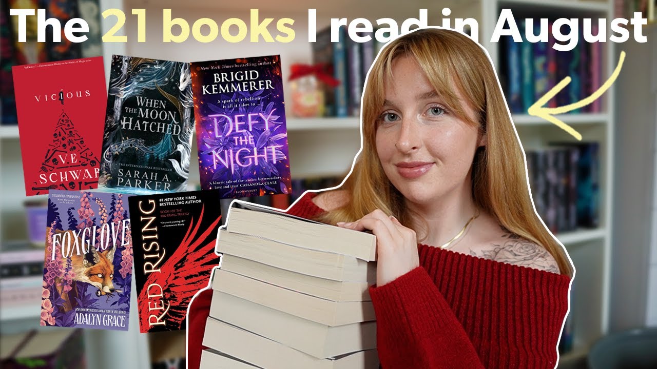 The 21+ books I read in August 📚 August reading wrap up - YouTube