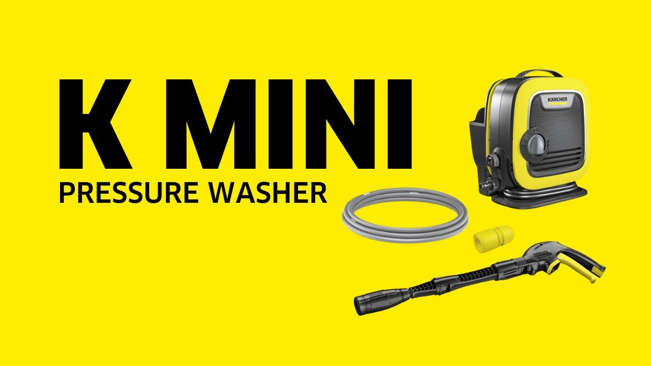 Karcher Smallest Pressure Washer: K Mini - YouTube