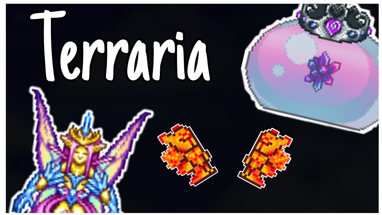 TERRARIA 1.4 Frost moon si Queen slime + Empress of Light Fail - YouTube