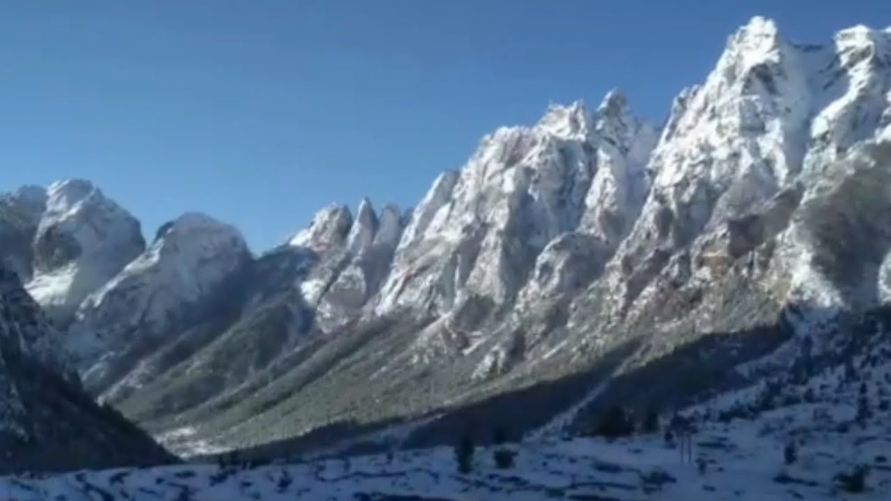 #Beauty of Niti Ghati (View of Bampa Village Ht-10300 Ft) Uttarakhand ...