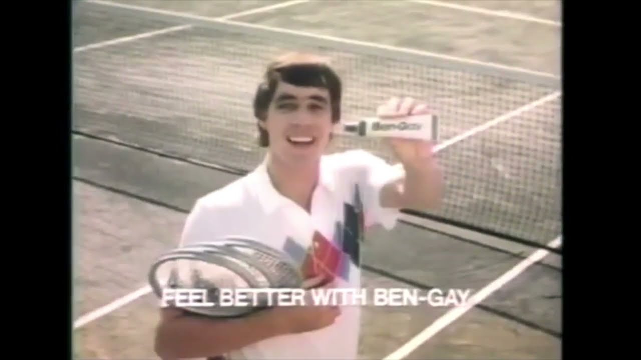 Ivan Lendl's Ben-Gay Commercial (1982) - YouTube