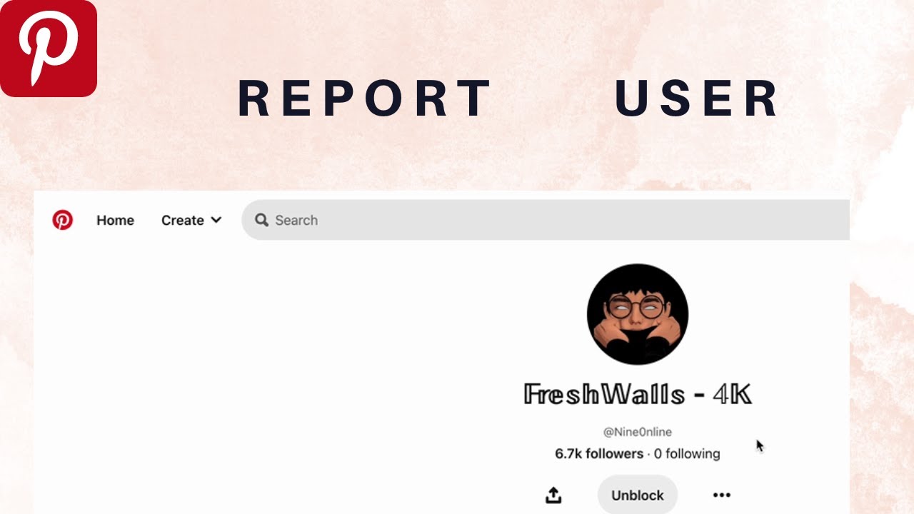 How to Report someone on Pinterest - YouTube