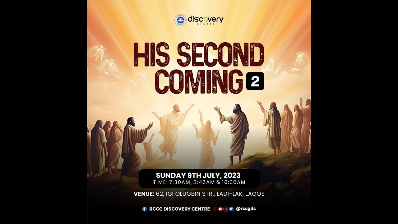 Sunday Service I His Second Coming PT 2 I Second Service I 09-07-2023 I ...