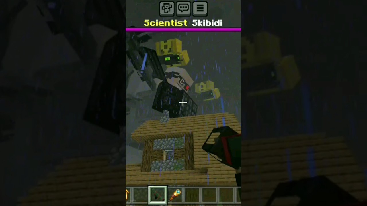 scientist toilet V3 attack on Minecraft village #minecraft # ...