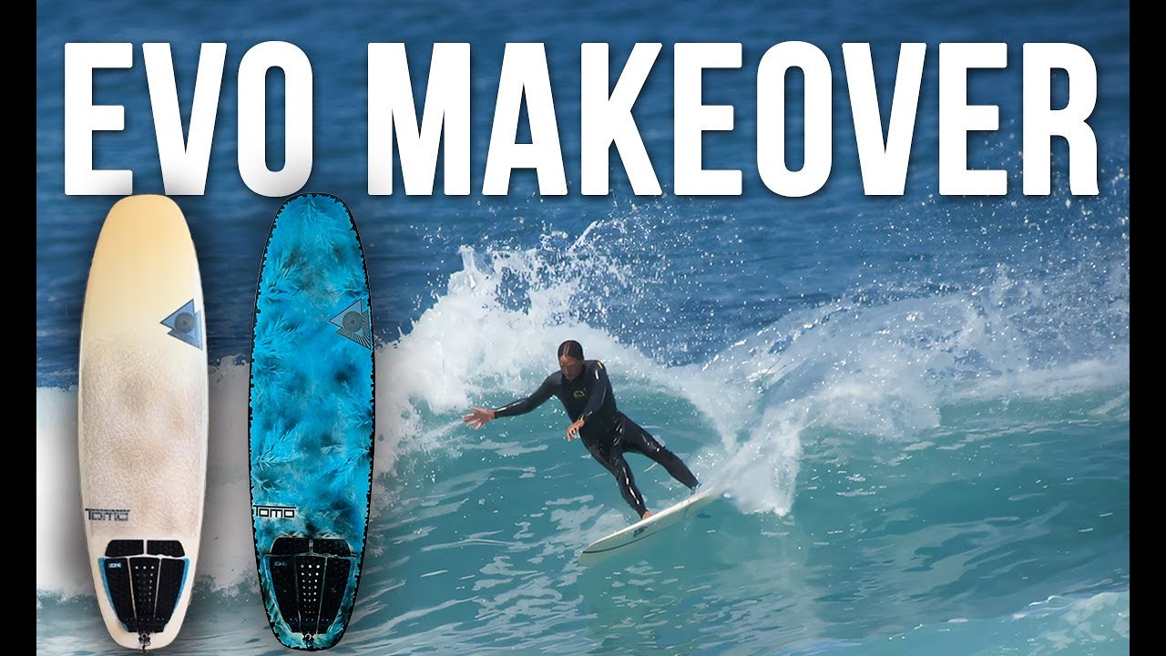 Firewire Tomo Makeover: DIY Surfboard Painting #surfboardpainting # ...