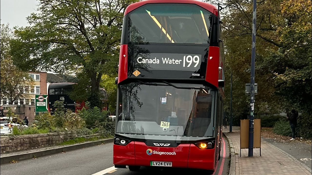 *LV24 EVH*Stagecoach London 24Reg Wright StreetDeck Electroliner - YouTube