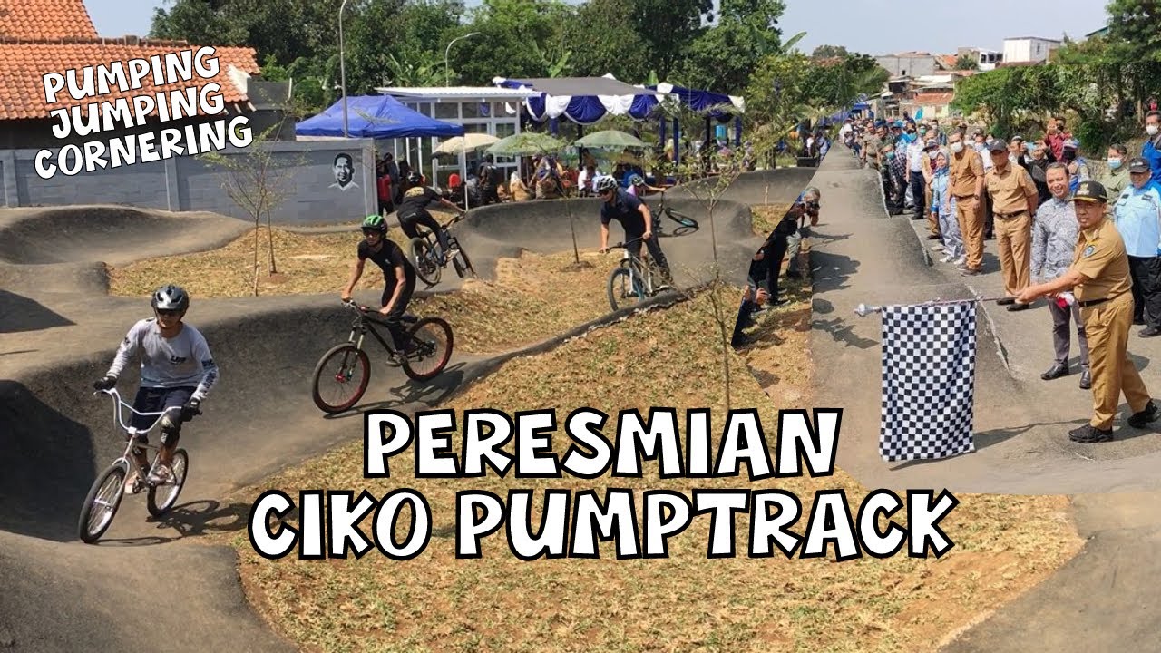 Peresmian Ciko Pumptrack Arena // Tempat Main Baru di Kota Bandung ...