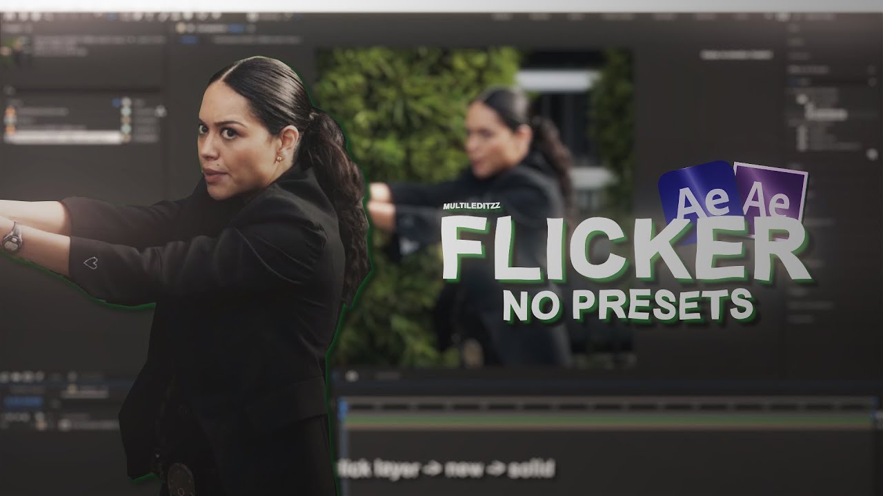 flicker (no presets) || after effects tutorial - YouTube