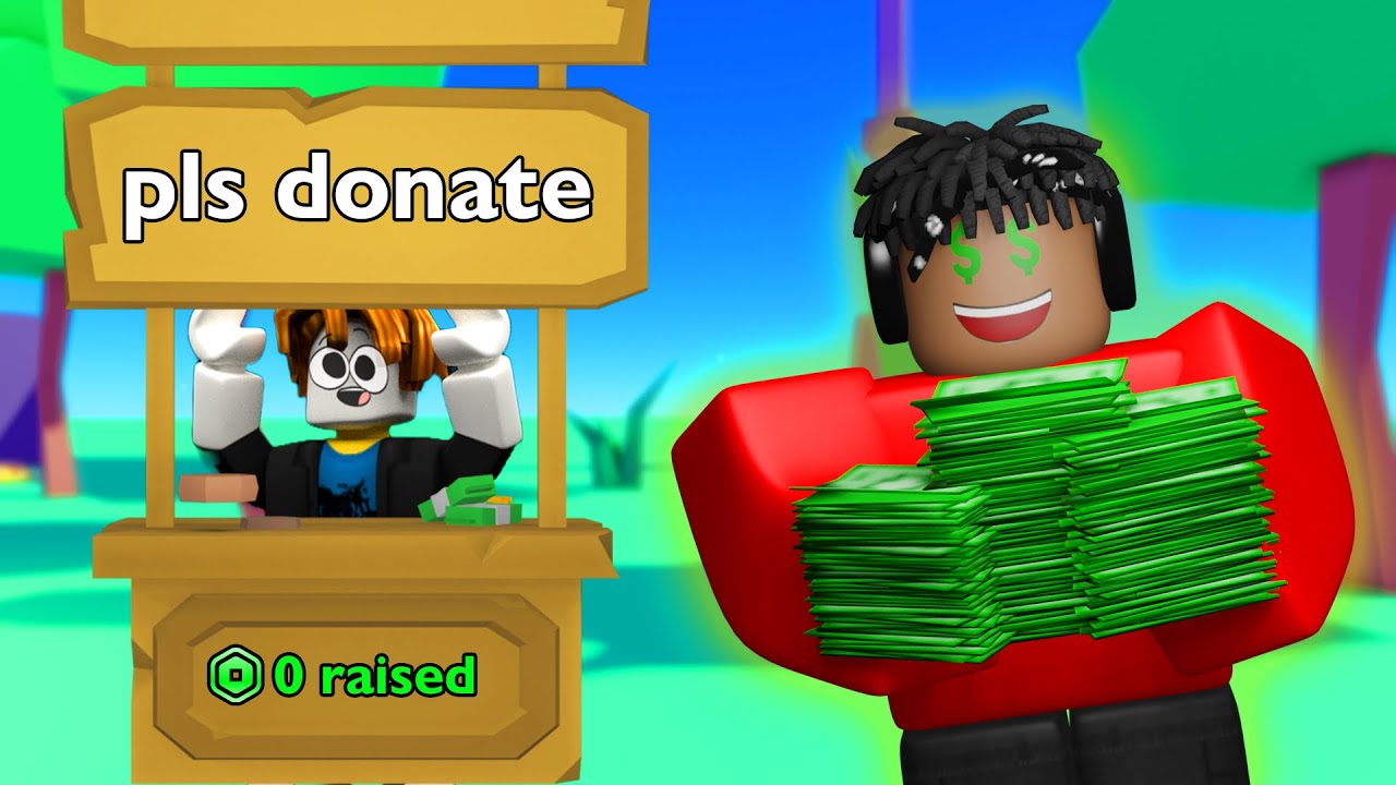 Pls Donate Giving Free Robux - YouTube