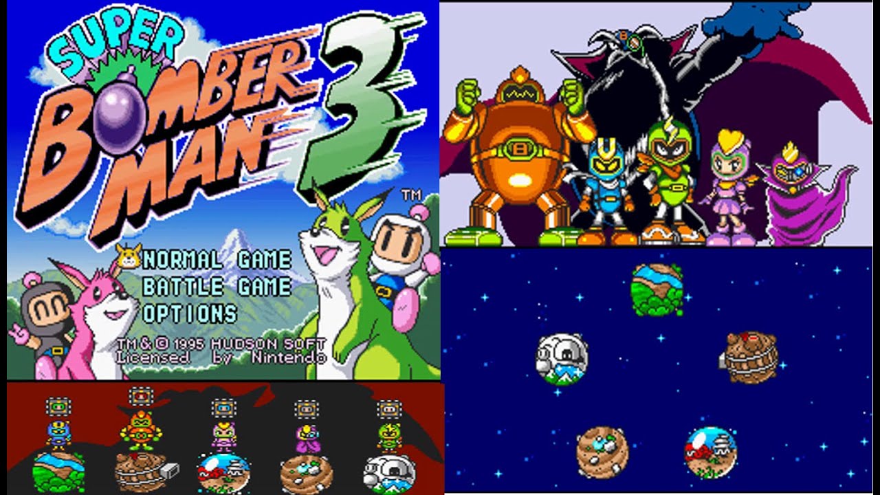 Super Bomberman 3 - Apresentação - YouTube