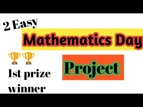 Maths day project|Maths day project working model|Mathematics day ...