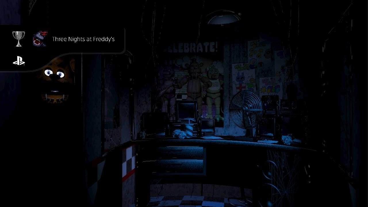 Five Nights at Freddy's - Silver Trophy / Three Nights at Freddy's (PS4 ...