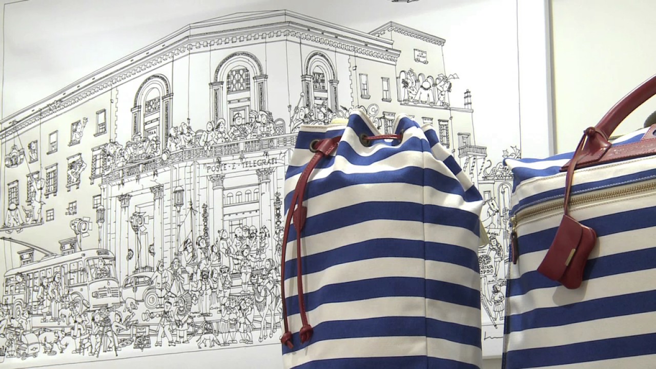 CLAUDIO GUALANDI in mostra da FELISI Bags & Belts a Milano - La 7 - YouTube