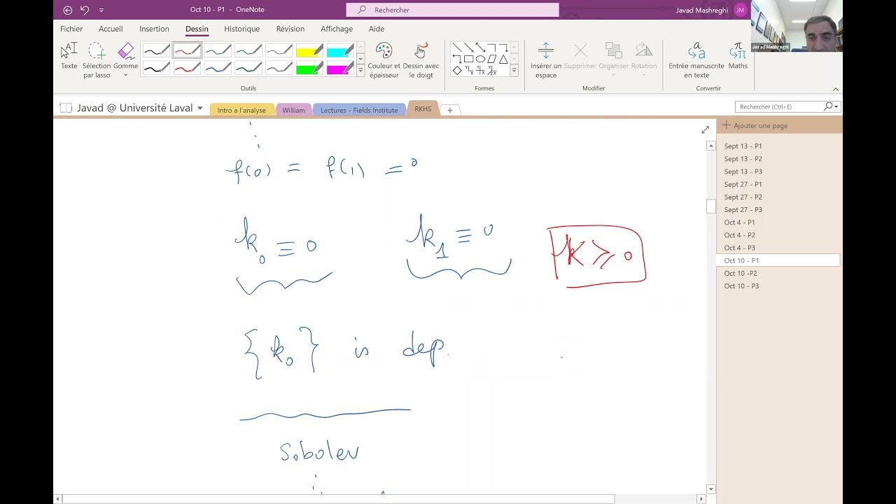 Advanced Course II: Reproducing Kernel Hilbert Space of Analytic Functions Lecture 5: Part 1 ...