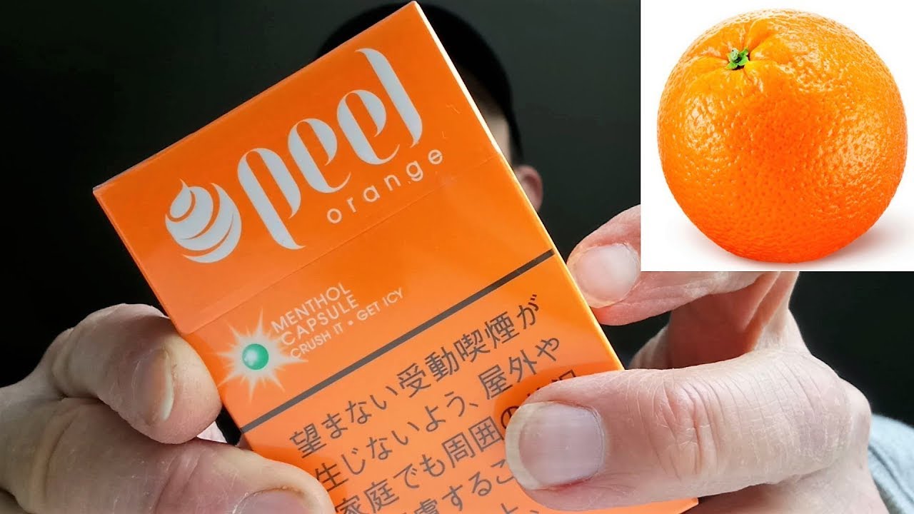 Peel - 🟠 Orange Flavoured Cigarettes? 🟠 - YouTube