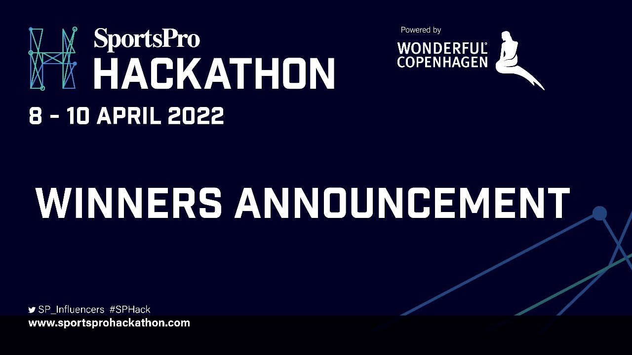 SportsPro Sustainability Hackathon 2022: Winner Announcement - YouTube