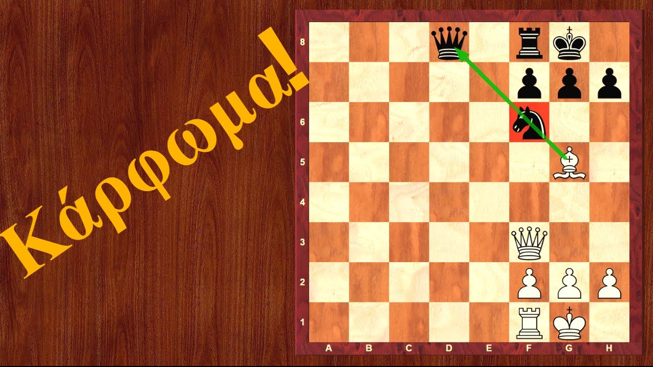 Σκάκι : Κάρφωμα, τακτική στο σκάκι #15 - YouTube