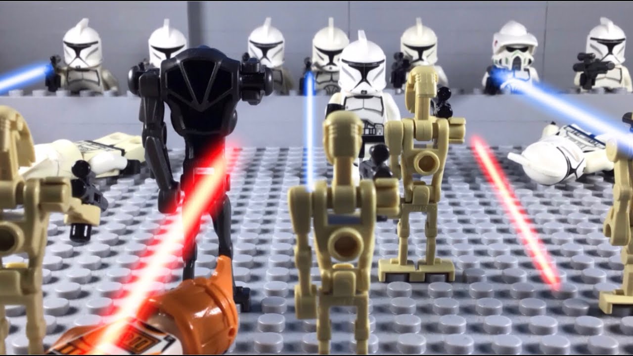 Clone Wars battle scene teaser / stop motion - YouTube