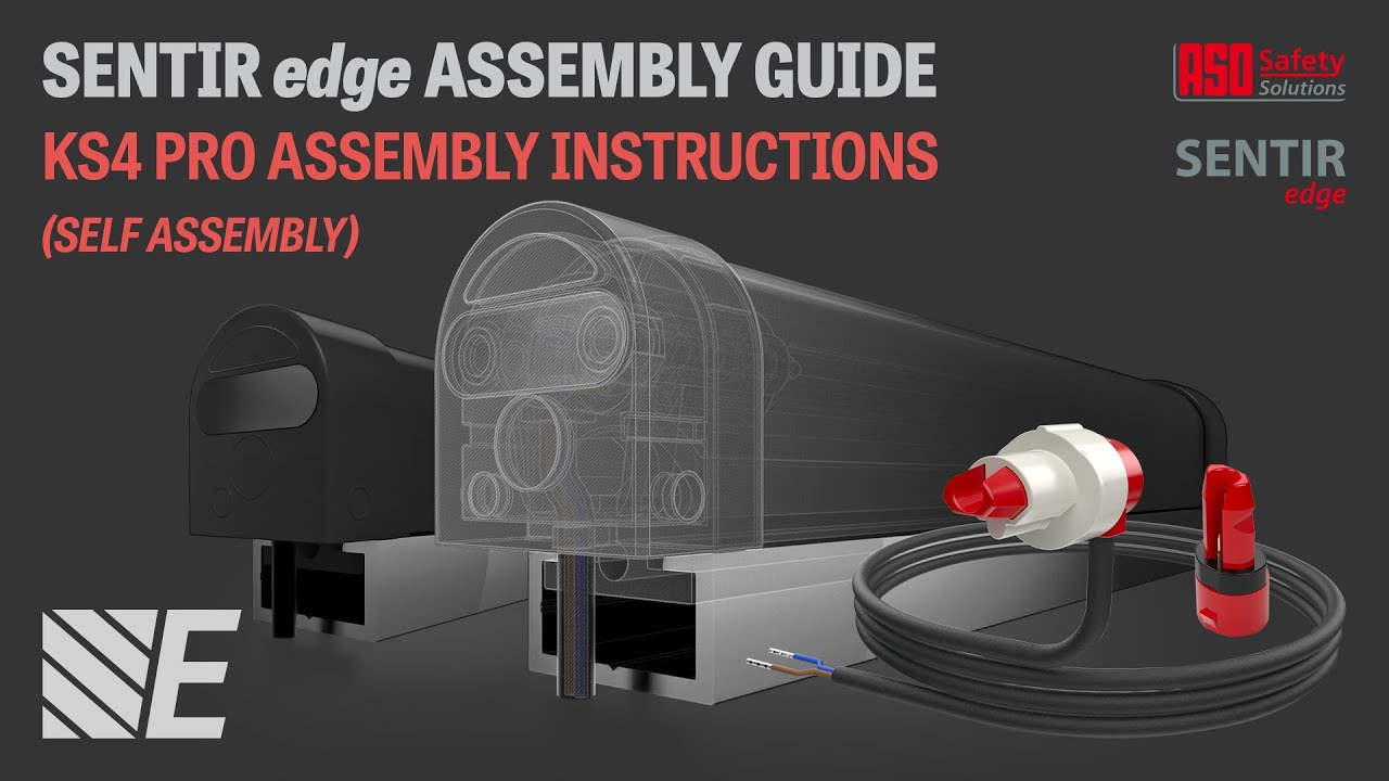 How to correctly assemble ASO safety edges using the KS4 PRO assembly ...