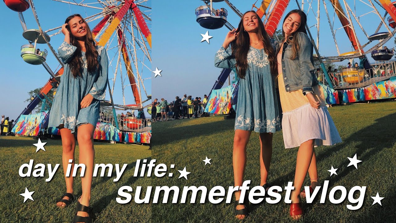 day in my life: summerfest VLOG | isabelle dyer - YouTube