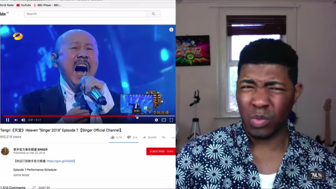 VOCAL COACH Reaction To TENGRI Heaven "Singer 2018" - YouTube