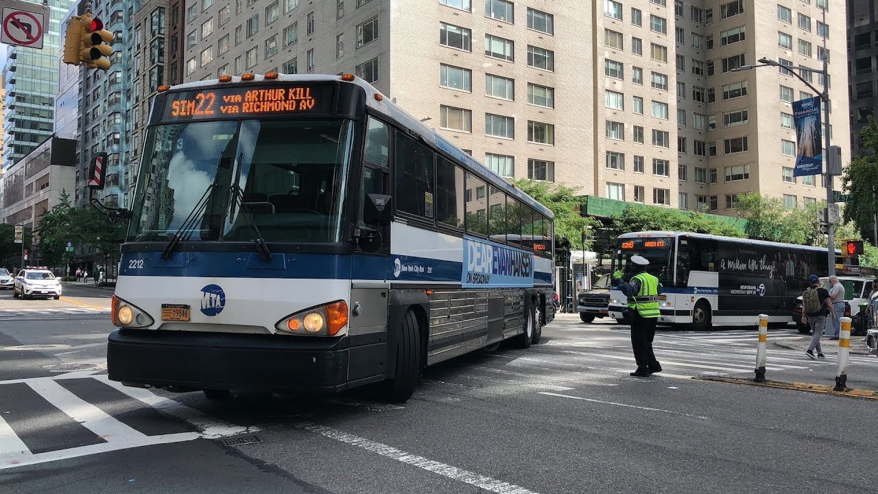 SIM Express Bus Action In Midtown Manhattan YouTube sim-express-bus-action-in-midtown-manhattan-youtube