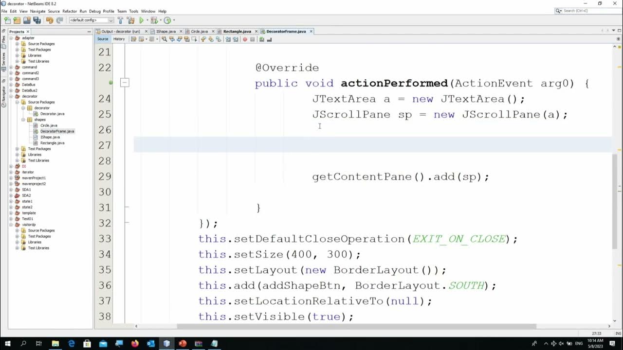 Lecture : Decorator Pattern -1 - YouTube