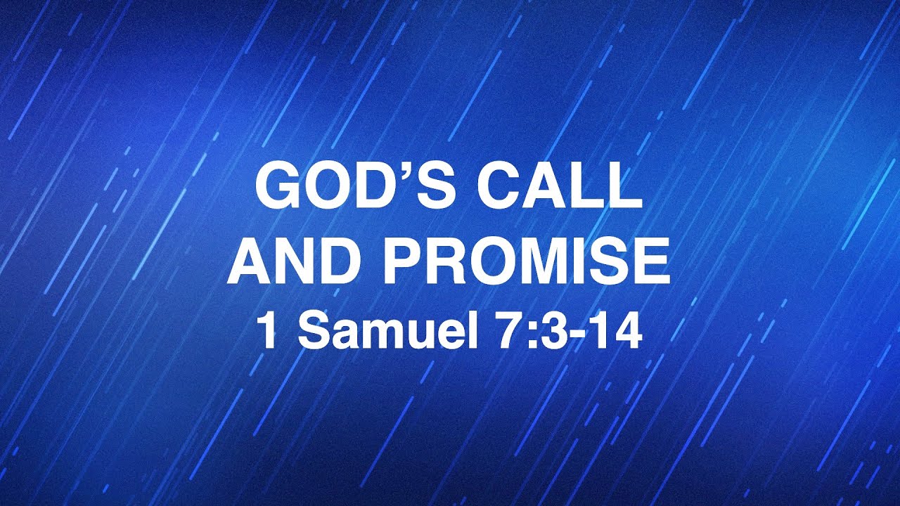 November 29, 2023 | "God's Call and Promise" | Dr. Derek Westmoreland ...