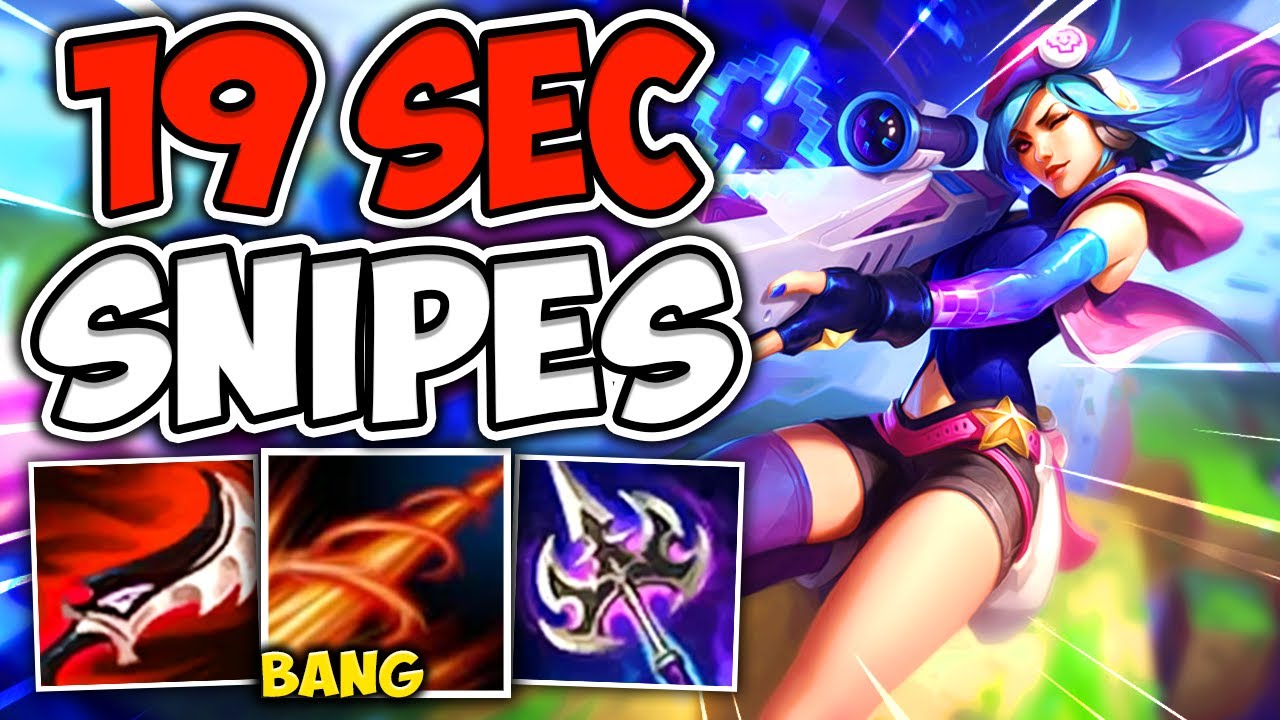 SNIPE FOR 2500 DAMAGE EVERY 19 SECONDS! ONE SHOT LETHALITY CAIT IS ...