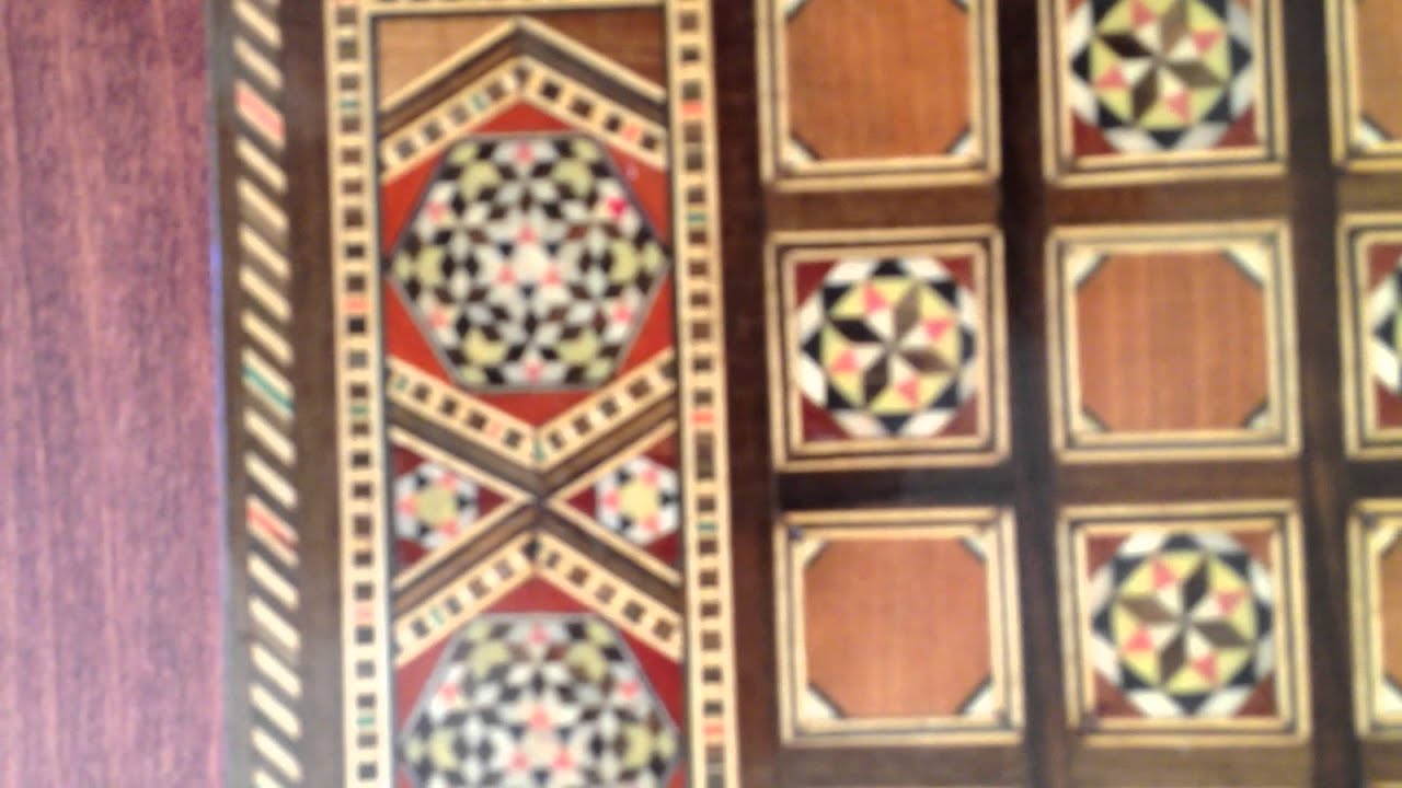 Handmade Wooden Backgammon Board - YouTube