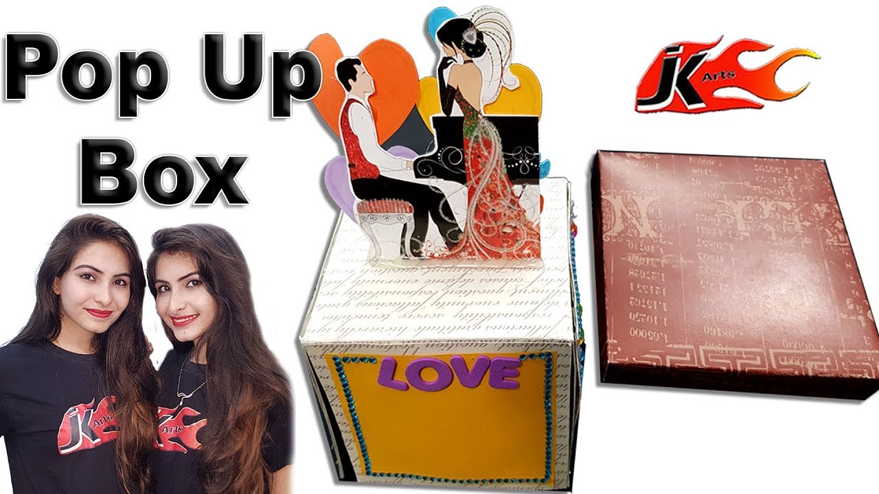 DIY Pop up Box - How to make - JK Arts 1452 - YouTube