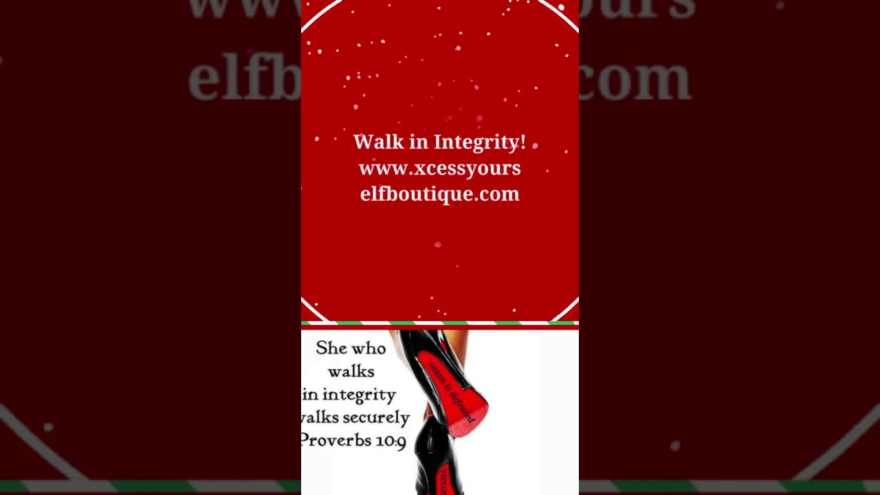 Walk in Integrity - YouTube