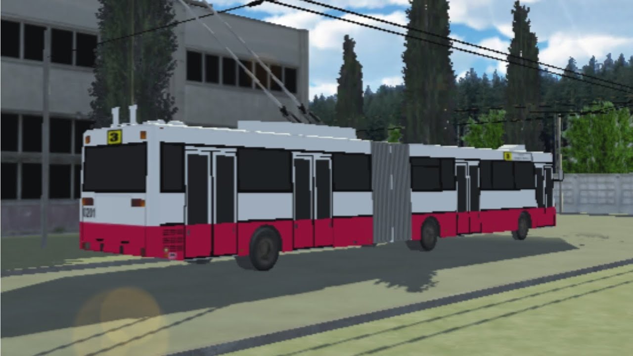 Micro-Trolleybus Simulator. Поездка на маршруте 3. - YouTube
