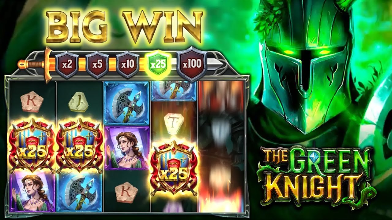Huge Win on The Green Knight Slot 🏰🎰💥 - YouTube